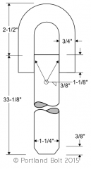 California - Highway Barrier Pins